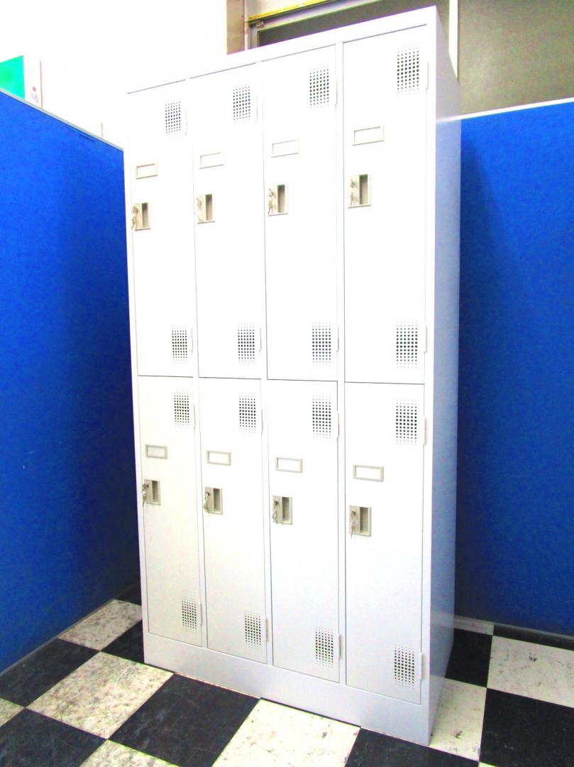 【中古】TLKロッカー TLK-S8 豊国工業 8人用更衣ロッカー 220605 - 中古オフィス家具ならオフィスバスターズ
