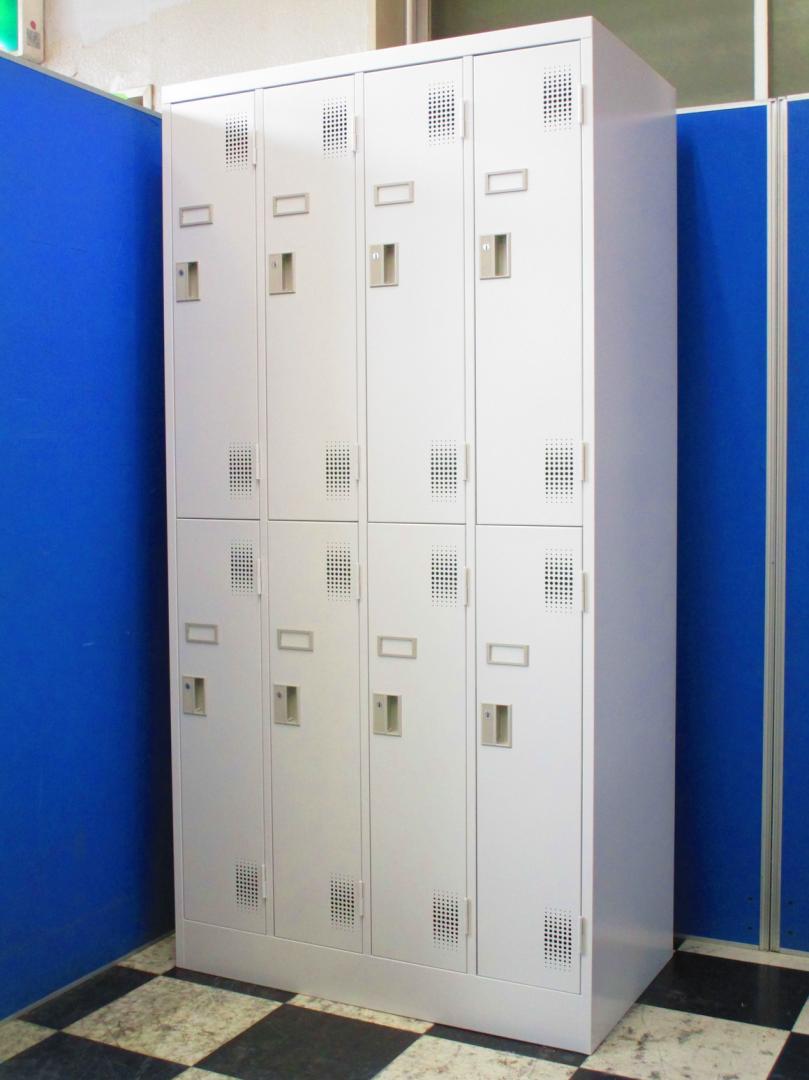 【新古品】TLKロッカー TLK-S8 豊国工業 8人用更衣ロッカー 227634 - 中古オフィス家具ならオフィスバスターズ