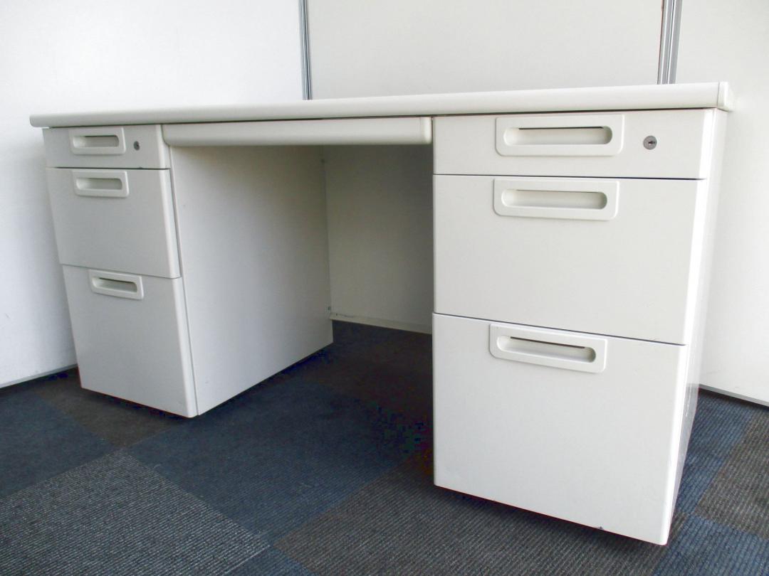 【中古】LA RY-T147 プラス/PLUS 両袖机 229387 - 中古オフィス家具ならオフィスバスターズ