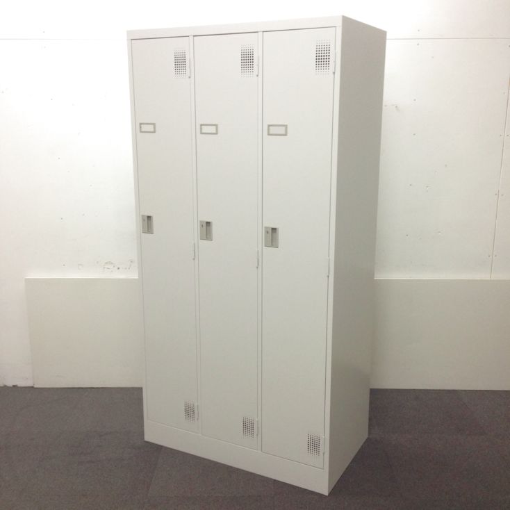 【中古】TLKロッカー TLK-S3 豊国工業 3人用更衣ロッカー 238993 - 中古オフィス家具ならオフィスバスターズ