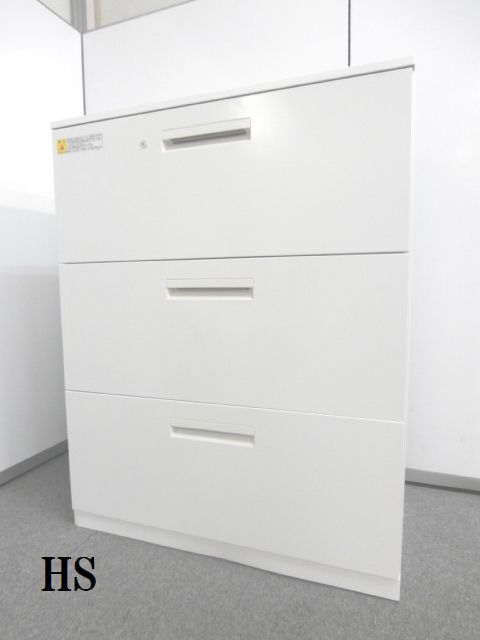【中古】HSシリーズ 5-825-7052 N2 ウチダ/UCHIDA ローキャビネット／ラテラル 242036 - 中古オフィス家具ならオフィスバスターズ