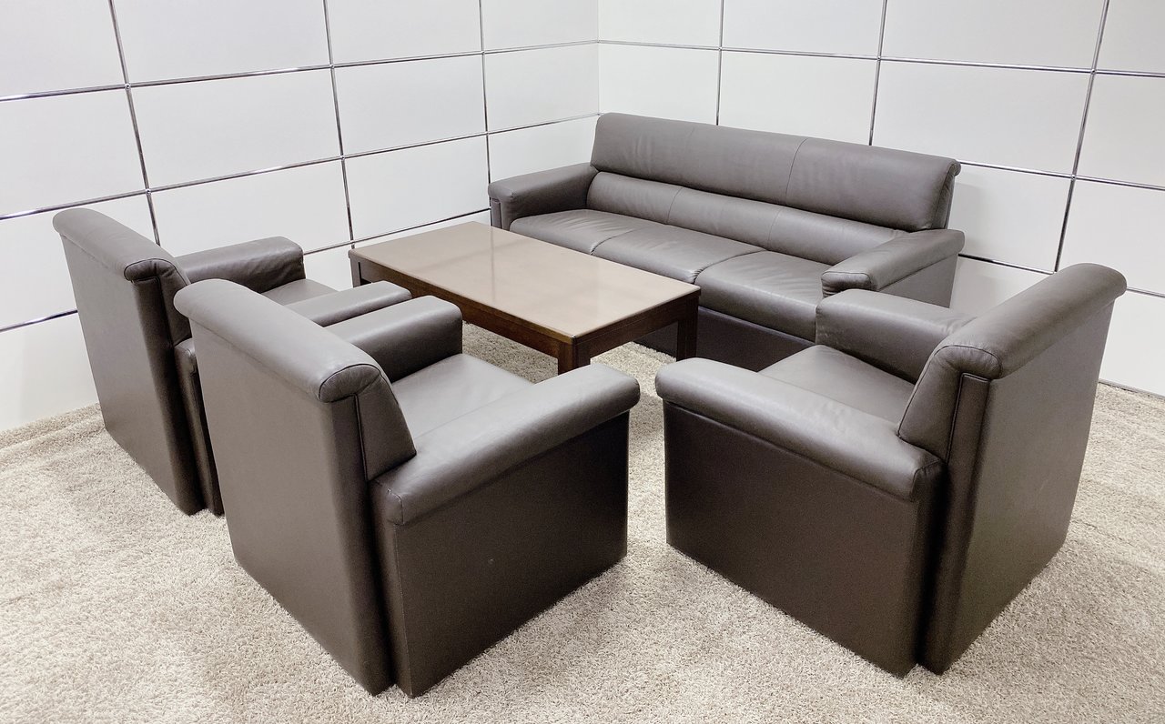 【中古】 応接セット一式 309659 - 中古オフィス家具ならオフィスバスターズ