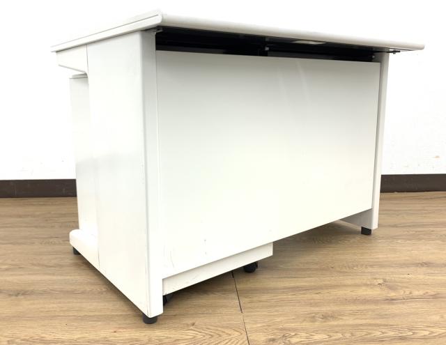 【中古】LA RY-107HN WS プラス/PLUS 片袖机 379504 - 中古オフィス家具ならオフィスバスターズ