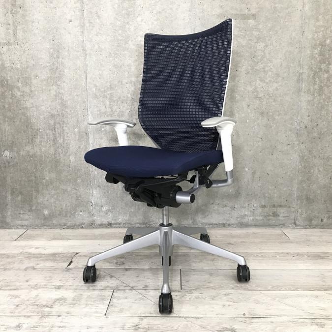 【中古】バロンチェア オカムラ/okamura 肘付ハイバックチェア 400010 - 中古オフィス家具ならオフィスバスターズ