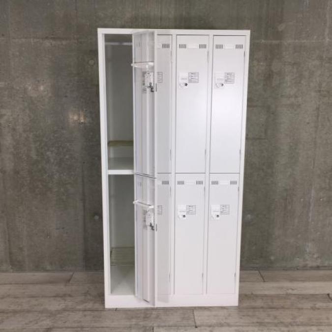 【中古】SLDロッカー SLDW-8-D 生興 8人用更衣ロッカー 403454 - 中古オフィス家具ならオフィスバスターズ
