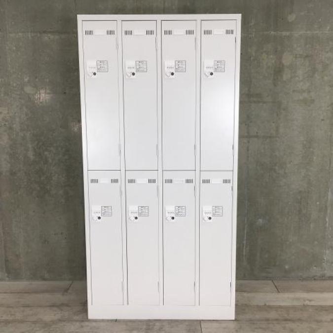 【中古】SLDロッカー SLDW-8-D 生興 8人用更衣ロッカー 403454 - 中古オフィス家具ならオフィスバスターズ