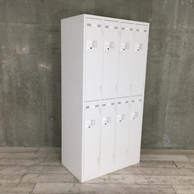 【中古】SLDロッカー SLDW-8-D 生興 8人用更衣ロッカー 403454 - 中古オフィス家具ならオフィスバスターズ
