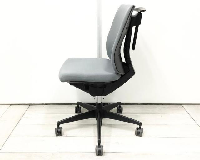 【中古】ウィザードチェア CRS-G1800F6 コクヨ/KOKUYO 肘無ローバックチェア 403842 - 中古オフィス家具ならオフィスバスターズ