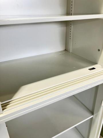 【中古】DSK書庫 V945-10TG ダイシン工業 ハイキャビネット／引き違い＋引き違い 417782 - 中古オフィス家具ならオフィスバスターズ