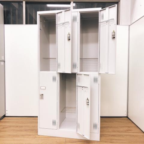 【中古】TLKロッカー TLK-S6 豊国工業 6人用更衣ロッカー 420628 - 中古オフィス家具ならオフィスバスターズ