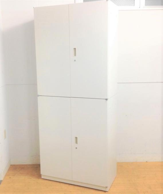 【中古】シンライン HTM-109HSS-W9 イトーキ/ITOKI ハイキャビネット／両開き＋両開き 423293 - 中古オフィス家具ならオフィスバスターズ