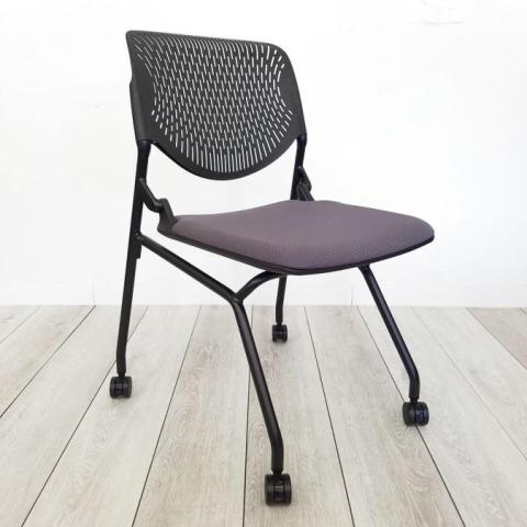 【中古】ルナ 81S1CK-FSG2 オカムラ/okamura ネスティングチェア 426237 - 中古オフィス家具ならオフィスバスターズ