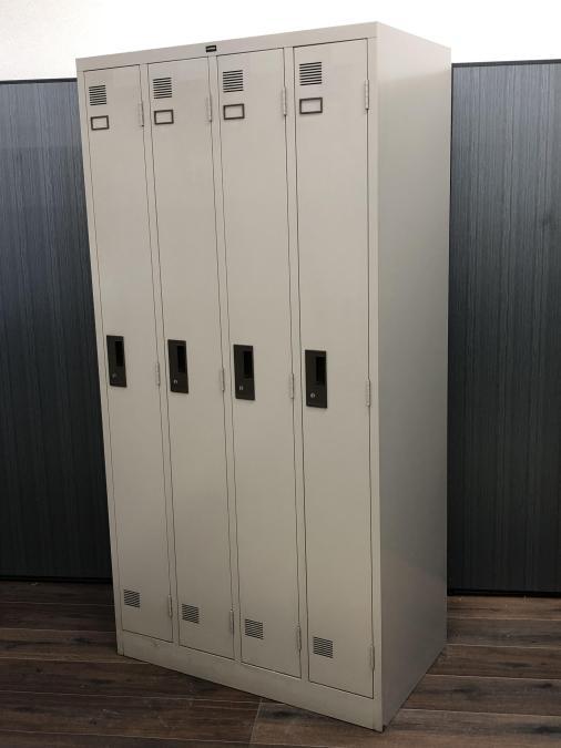 【中古】 LK-4 ウチダ/UCHIDA 4人用更衣ロッカー 426707 - 中古オフィス家具ならオフィスバスターズ