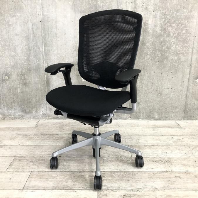 【中古】コンテッサチェア CM32AB FBF1 オカムラ/okamura 肘付ハイバックチェア 427957 - 中古オフィス家具ならオフィスバスターズ