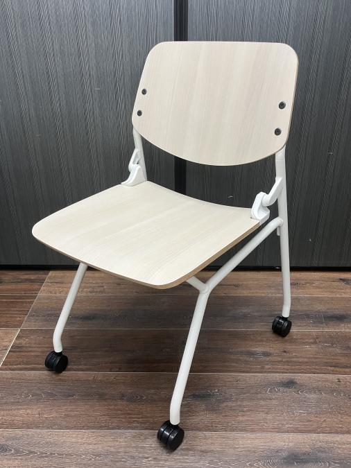 【中古】ライブスネスティングチェア 81S9AY-MX51 オカムラ/okamura ネスティングチェア 435702 - 中古オフィス家具 ...