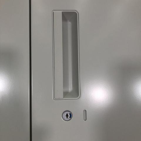 【中古】L6 L6-A105A,L6-A105H-3 プラス/PLUS ハイキャビネット／両開き＋3段ラテラル 440713 - 中古オフィス家具ならオフィスバスターズ