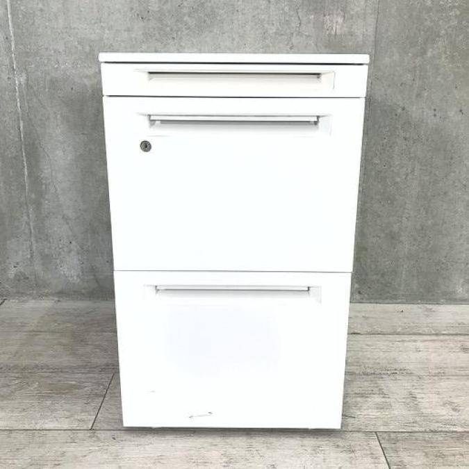 【中古】アドバンス オカムラ/okamura ワゴン3段 442956 - 中古オフィス家具ならオフィスバスターズ