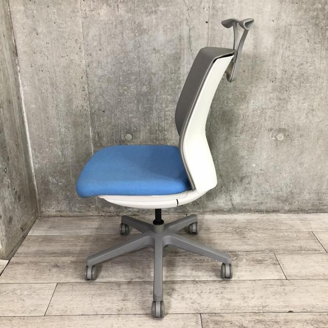 【中古】オムネス C532WR FEA1 オカムラ/okamura 肘無ローバックチェア 443240 - 中古オフィス家具ならオフィスバスターズ