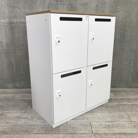 【中古】M型 HDM-9122FN-W9 イトーキ/ITOKI 4人用パーソナルロッカー 443923 - 中古オフィス家具ならオフィスバスターズ