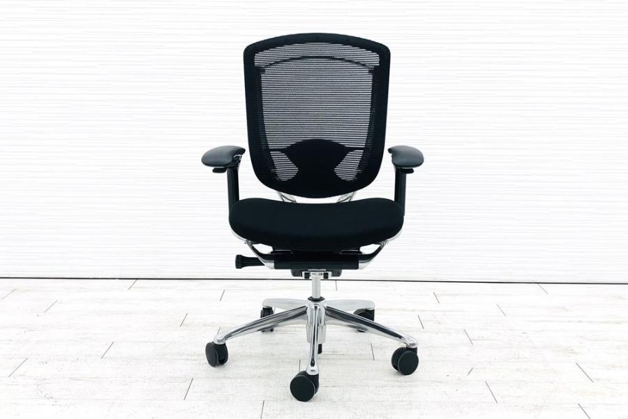 【中古】コンテッサチェア CM32AB FBF1 オカムラ/okamura 肘付ハイバックチェア 451888 - 中古オフィス家具ならオフィスバスターズ