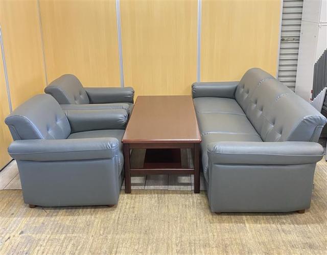 【中古】 応接セット一式 455624 - 中古オフィス家具ならオフィスバスターズ