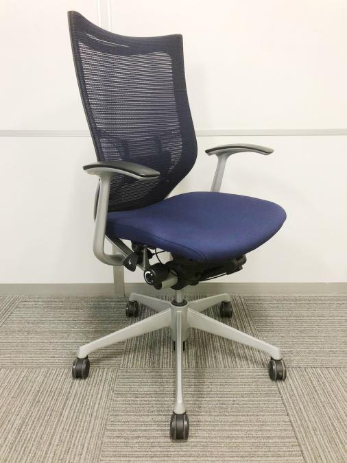 【中古】バロンチェア オカムラ/okamura 肘付ハイバックチェア 457110 - 中古オフィス家具ならオフィスバスターズ