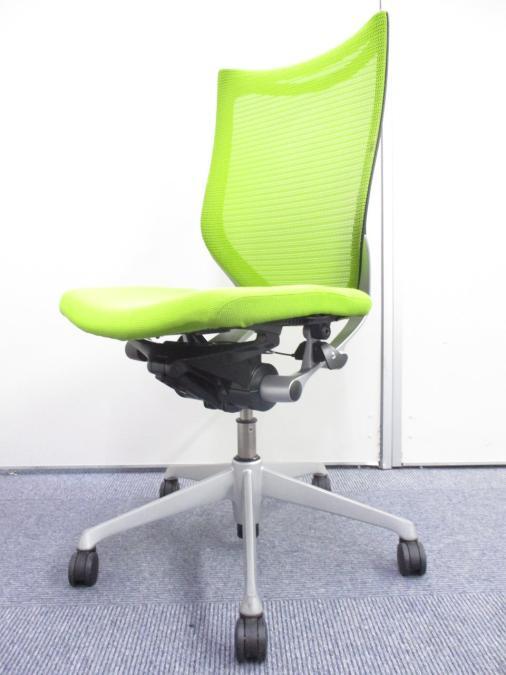 【中古】バロンチェア オカムラ/okamura 肘無ハイバックチェア 457132 - 中古オフィス家具ならオフィスバスターズ
