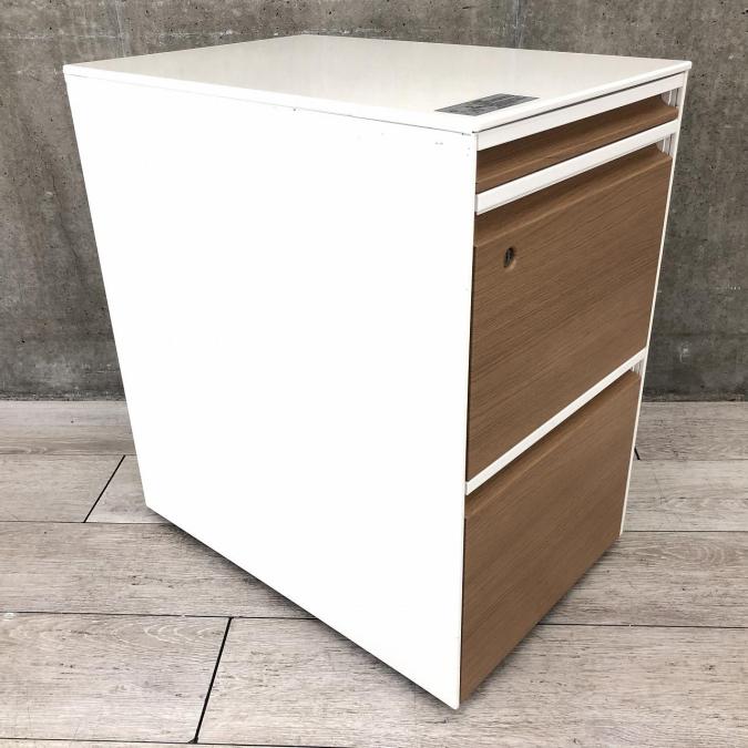 【中古】プロステージ クレスト オカムラ/okamura ワゴン3段 460110 - 中古オフィス家具ならオフィスバスターズ