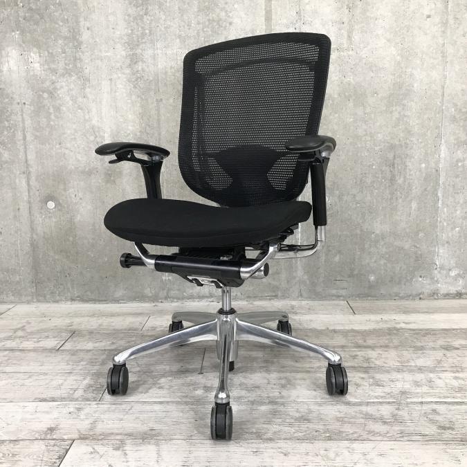 【中古】コンテッサチェア CM32AB-FBF1 オカムラ/okamura 肘付ハイバックチェア 463139 - 中古オフィス家具ならオフィスバスターズ