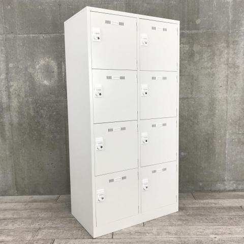 【中古】SLDロッカー SLDW-8W 生興 8人用更衣ロッカー 464393 - 中古オフィス家具ならオフィスバスターズ