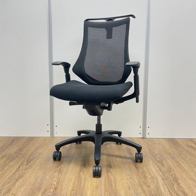 【中古】エフメッシュ イトーキ/ITOKI 肘付ハイバックチェア 473040 - 中古オフィス家具ならオフィスバスターズ