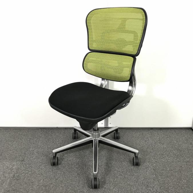 【中古】ベーシック Ergohuman/エルゴヒューマン 肘無ハイバックチェア 483775 - 中古オフィス家具ならオフィスバスターズ