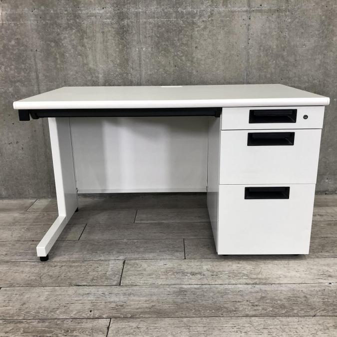 【中古】フラットライン SP-C0470-3 WH プラス/PLUS 片袖机 488047 - 中古オフィス家具ならオフィスバスターズ