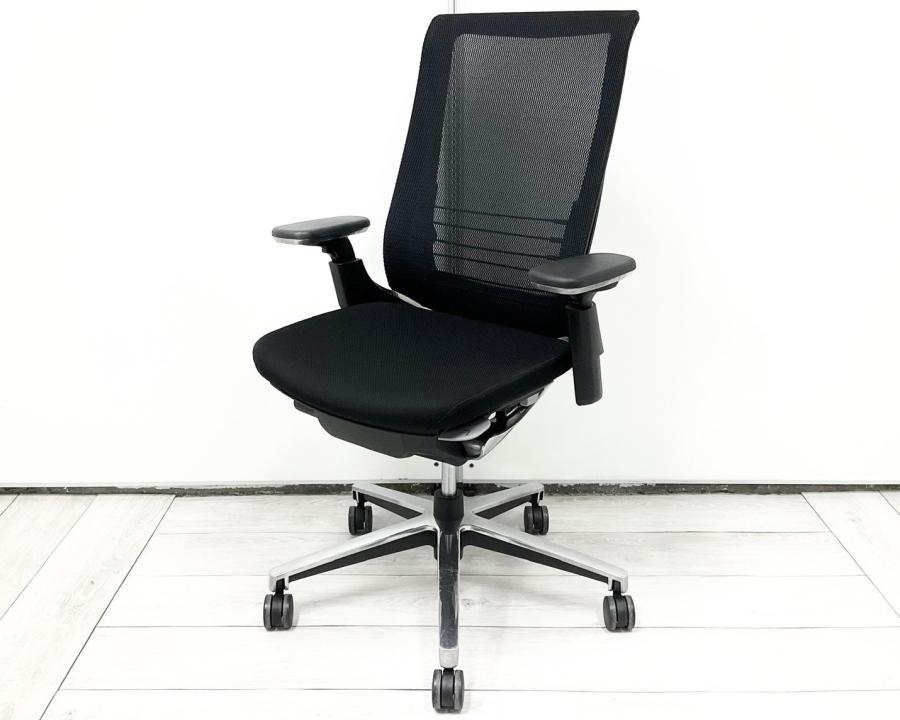 【中古】インスパイン コクヨ/KOKUYO 肘付ハイバックチェア 492140 - 中古オフィス家具ならオフィスバスターズ