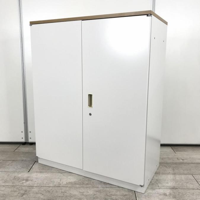 【中古】シンライン HTM-109HSS-W9 イトーキ/ITOKI ローキャビネット／両開き 493441 - 中古オフィス家具ならオフィスバスターズ