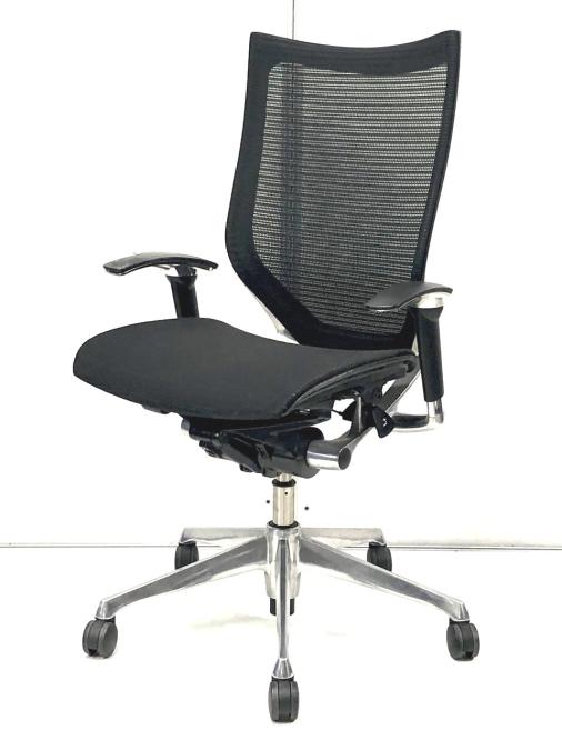 【中古】バロンメッシュチェア CP85AR オカムラ/okamura 肘付ハイバックチェア 498091 - 中古オフィス家具ならオフィスバスターズ