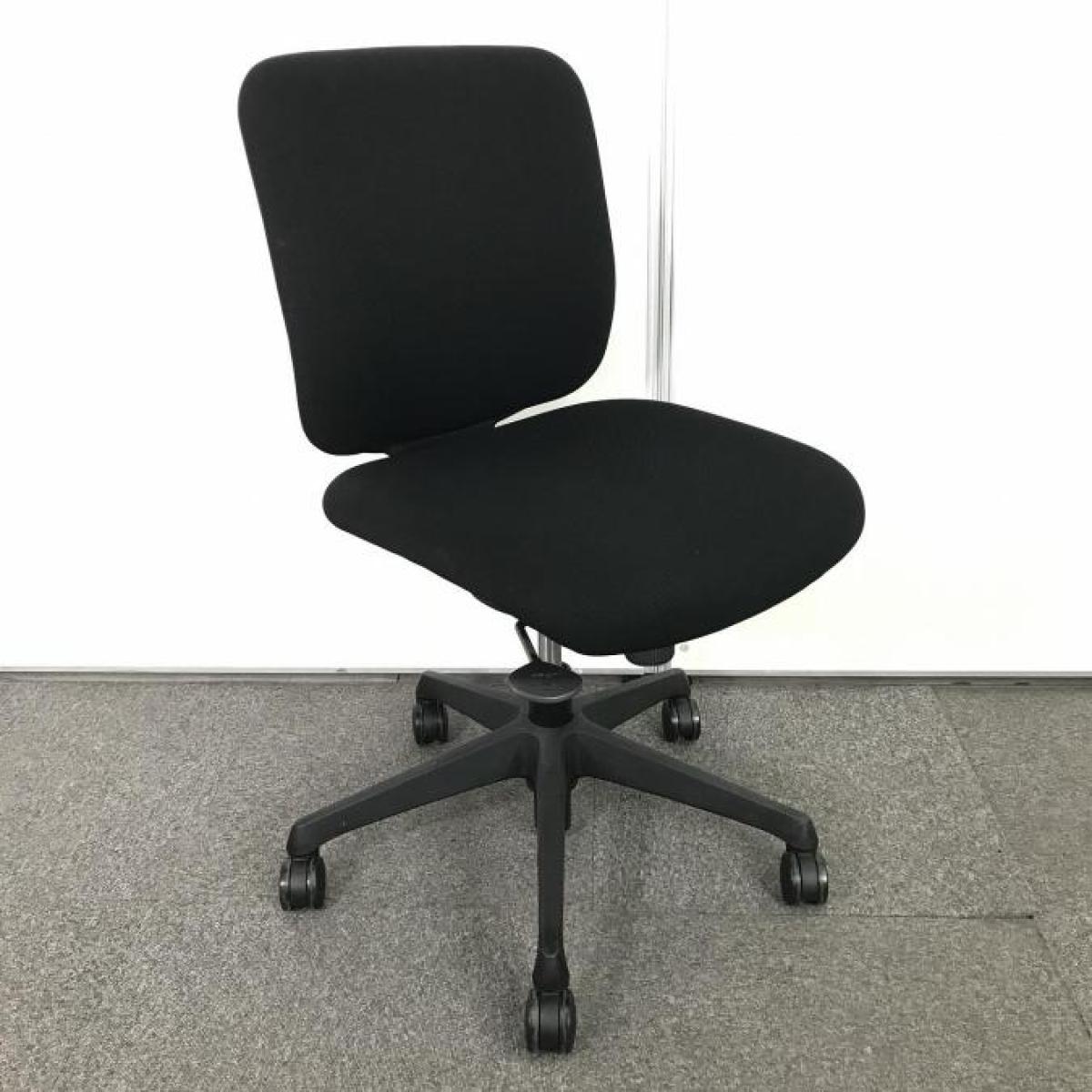 【中古】CG-Rチェア CN33ZR FM31 オカムラ/okamura 肘無ローバックチェア 522261 - 中古オフィス家具ならオフィスバスターズ