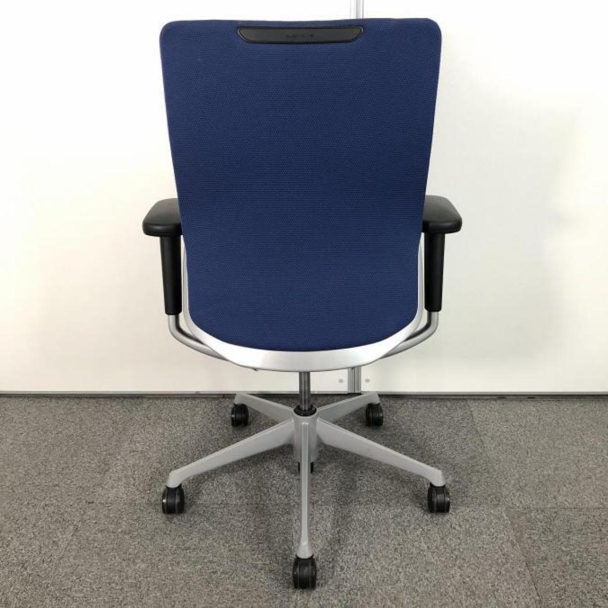 【中古】コーラルチェア CQ87GR FSF3 オカムラ/okamura 肘付ハイバックチェア 523113 - 中古オフィス家具ならオフィスバスターズ