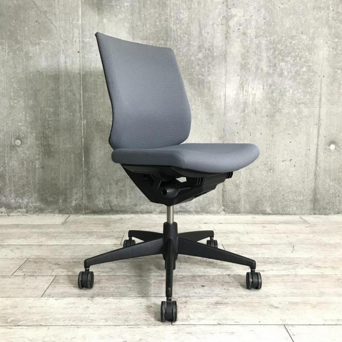 【中古】ウィザードチェア コクヨ/KOKUYO 肘無ローバックチェア 532513 - 中古オフィス家具ならオフィスバスターズ