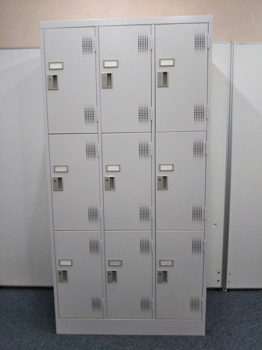 【中古】TLKロッカー TLK-S9 豊国工業 9人用更衣ロッカー 532657 - 中古オフィス家具ならオフィスバスターズ