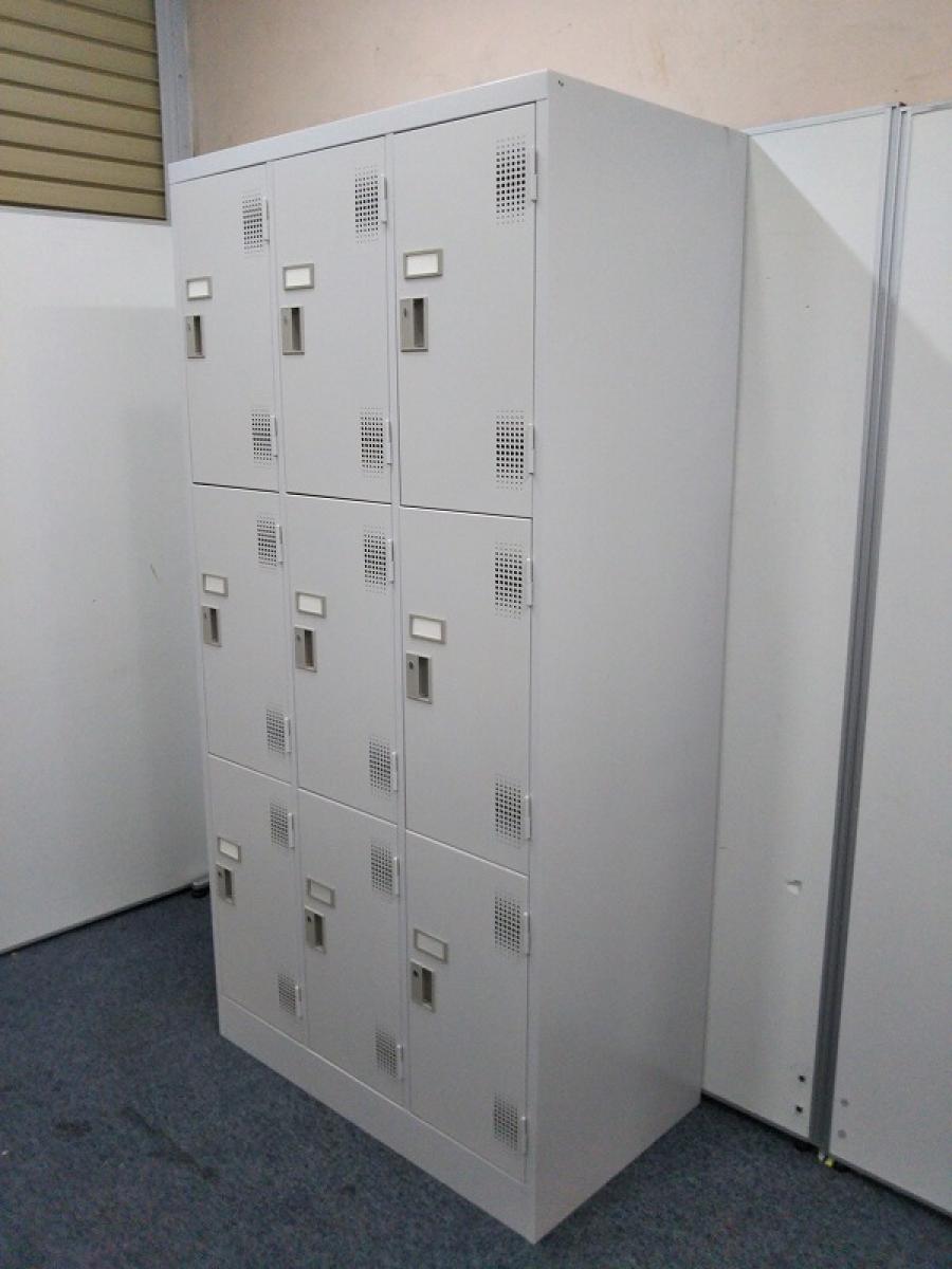 【中古】TLKロッカー TLK-S9 豊国工業 9人用更衣ロッカー 532657 - 中古オフィス家具ならオフィスバスターズ