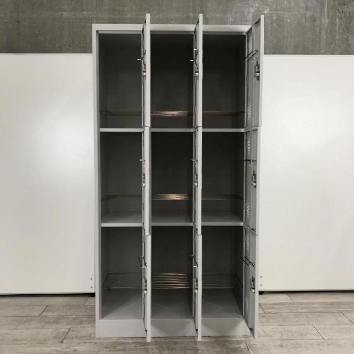 【中古】TLKロッカー TLK-S9 豊国工業 9人用更衣ロッカー 535309 - 中古オフィス家具ならオフィスバスターズ