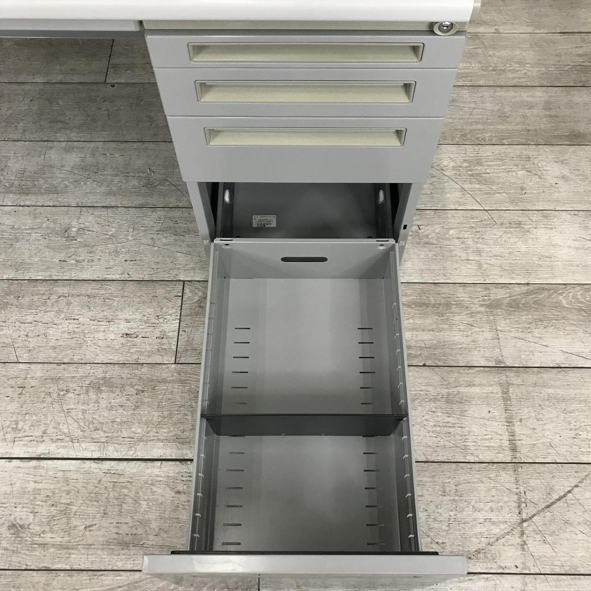 【中古】FEED-N ウチダ/UCHIDA 片袖机 537053 - 中古オフィス家具ならオフィスバスターズ