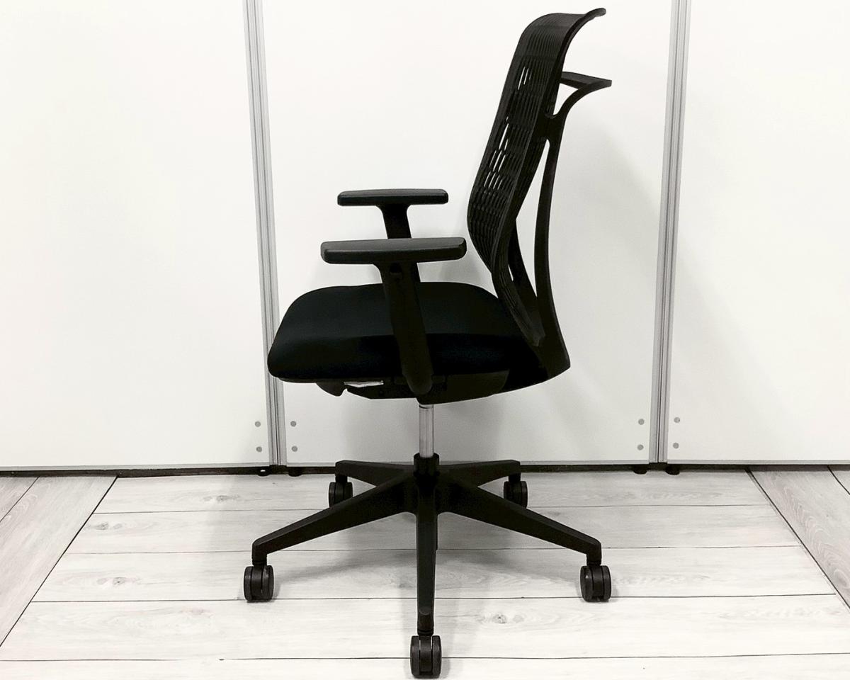 【中古】AJチェア ウチダ/UCHIDA 肘付ハイバックチェア 537599 - 中古オフィス家具ならオフィスバスターズ