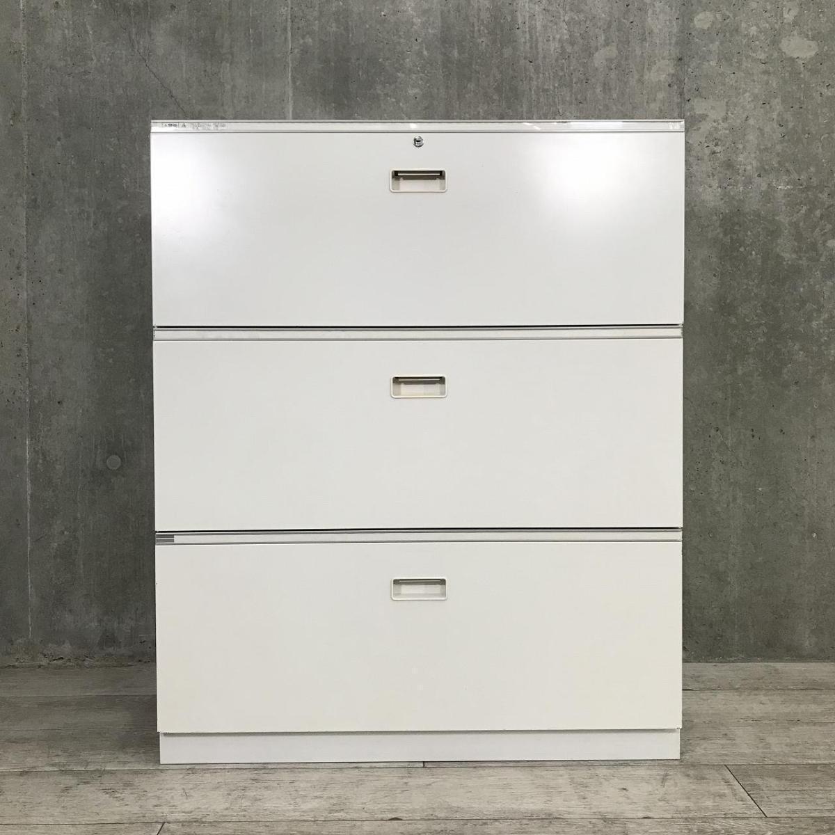 【中古】シンライン HTM-109AAS-W9 イトーキ/ITOKI ローキャビネット／ラテラル 538029 - 中古オフィス家具ならオフィスバスターズ