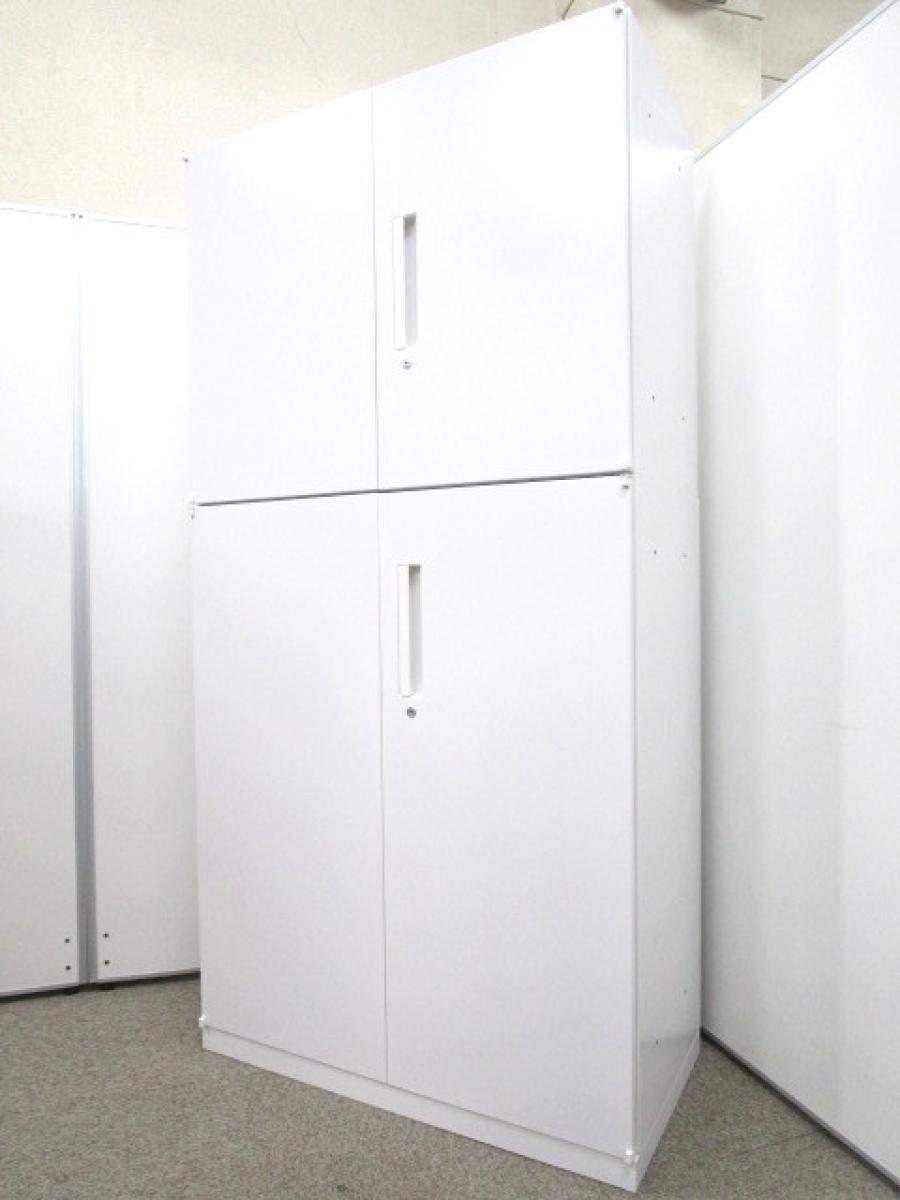 【中古】HSシリーズ 5-820-5002 / 5-820-5202 ウチダ/UCHIDA ハイキャビネット／両開き＋両開き 540523 - 中古オフィス家具ならオフィスバスターズ