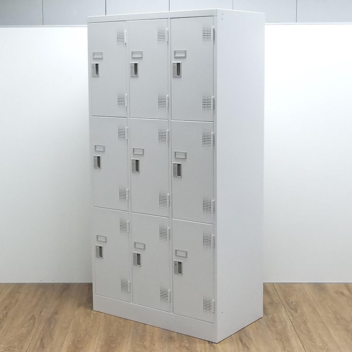 【中古】TLKロッカー TLK-S9 豊国工業 9人用更衣ロッカー 542472 - 中古オフィス家具ならオフィスバスターズ