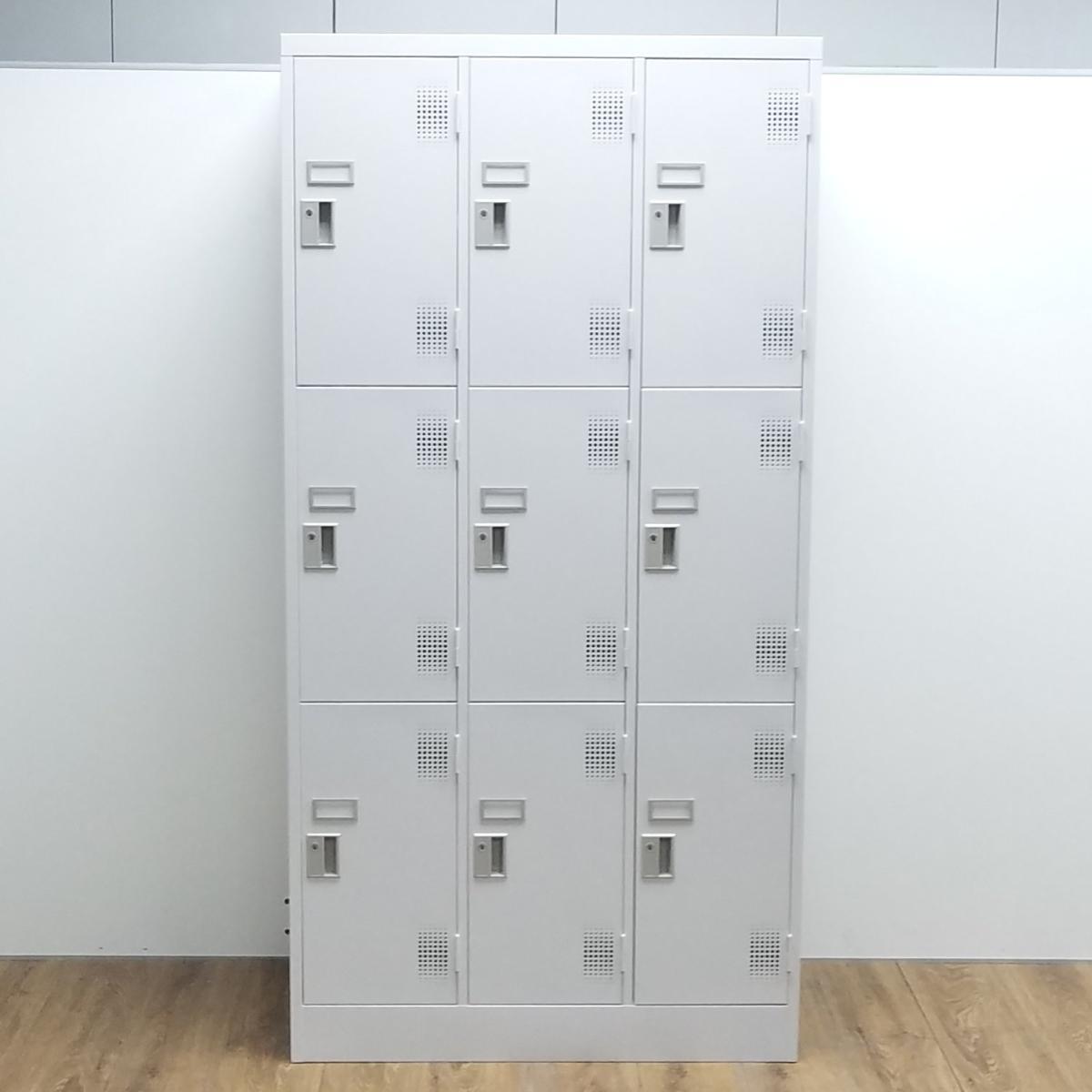 【中古】TLKロッカー TLK-S9 豊国工業 9人用更衣ロッカー 542472 - 中古オフィス家具ならオフィスバスターズ