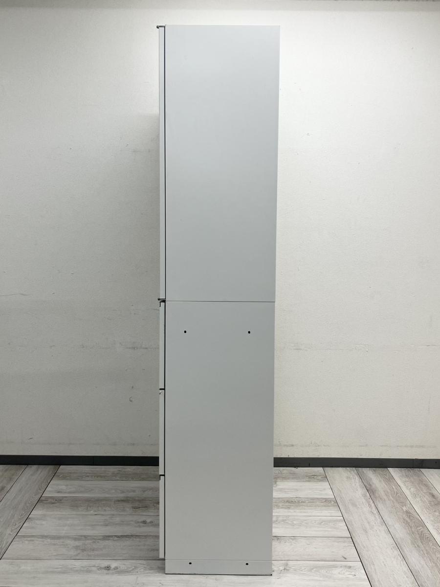 【中古】シンライン HTM-109AAS-W9/ HTM-109HSS-W9 イトーキ/ITOKI ハイキャビネット／両開き＋3段ラテラル 551114 - 中古オフィス家具ならオフィスバスターズ