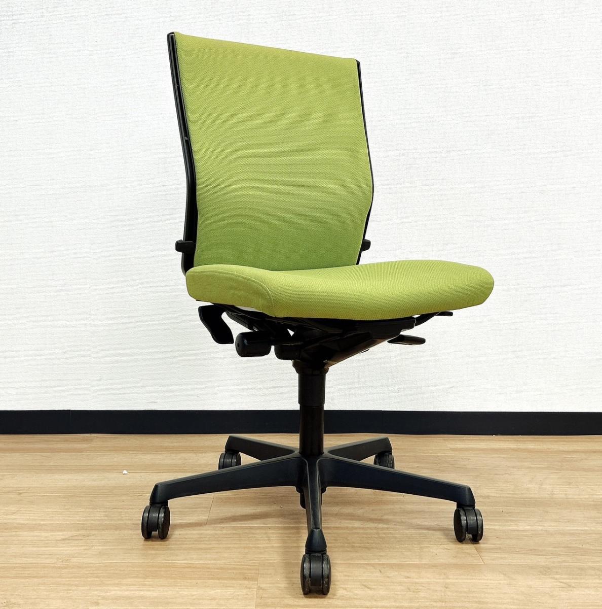 【中古】エスクード オカムラ/okamura 肘無ハイバックチェア 553659 - 中古オフィス家具ならオフィスバスターズ